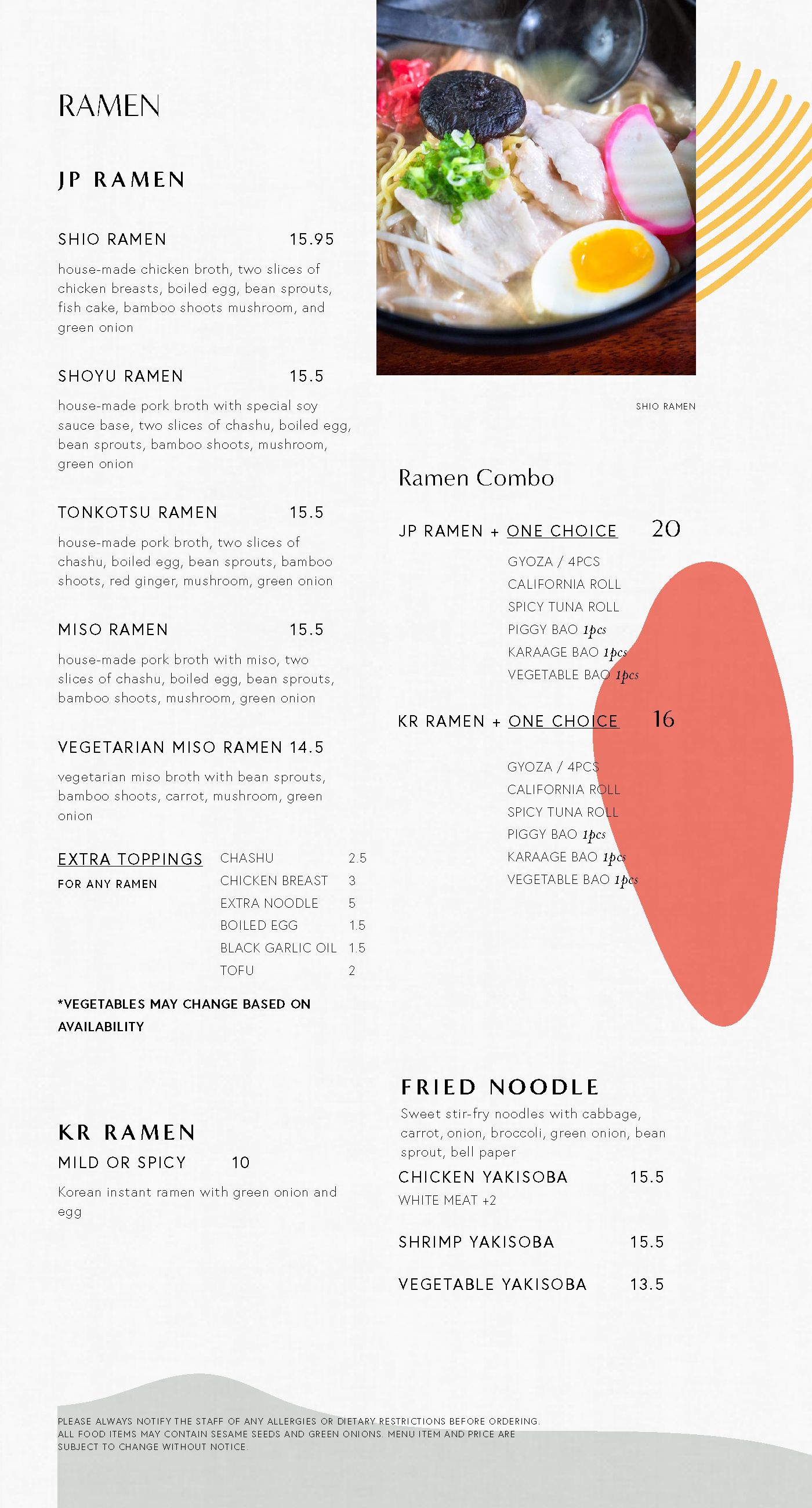 Menu – Umami Japanese Restaurant